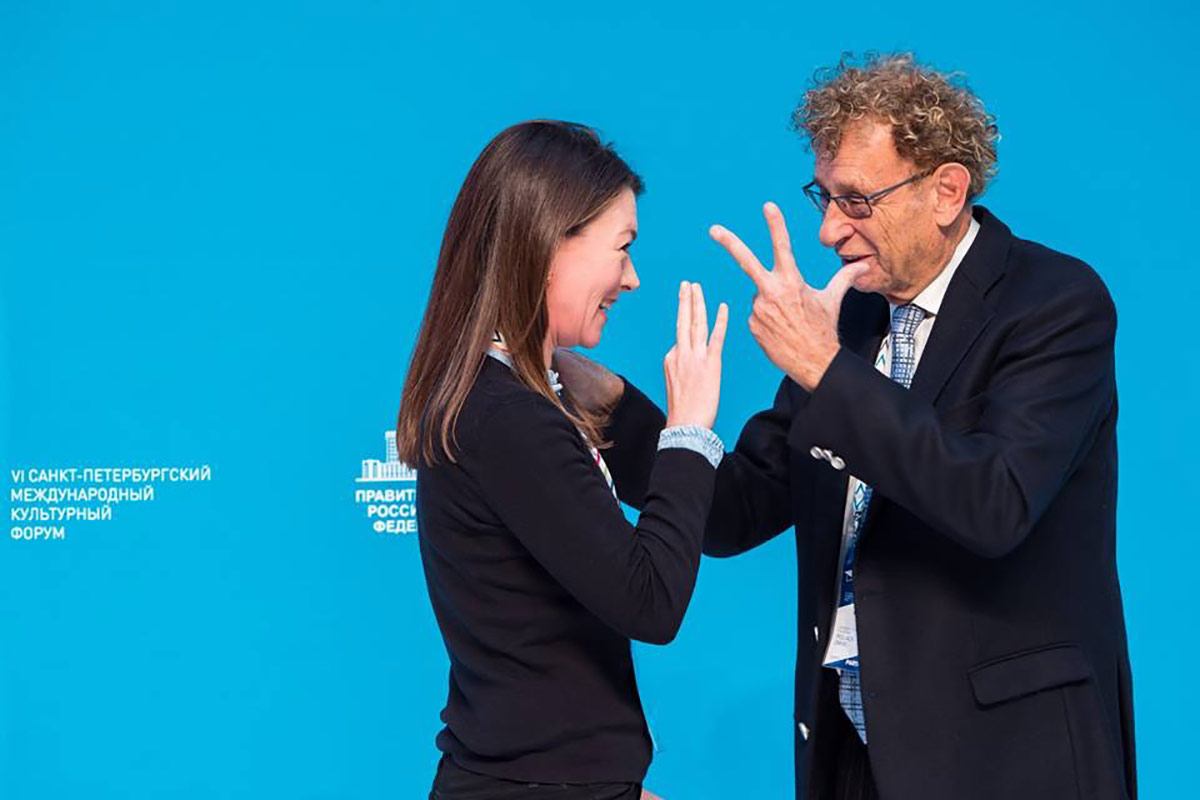 Pianist Daniel Pollack attends the 2017 St. Petersburg International ...